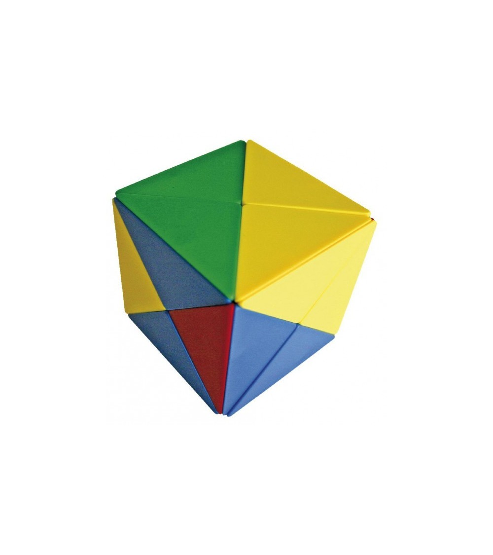 Magnetic Cube Triangle Puzzle incl. 21 cartes modèles - 34,799999